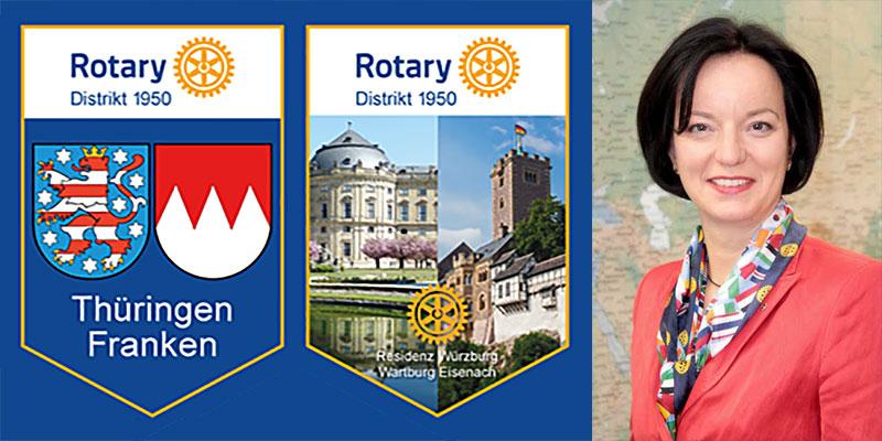 Daniela Singer leitet Rotary in Franken und Thüringen – Rotary Distrikt ...